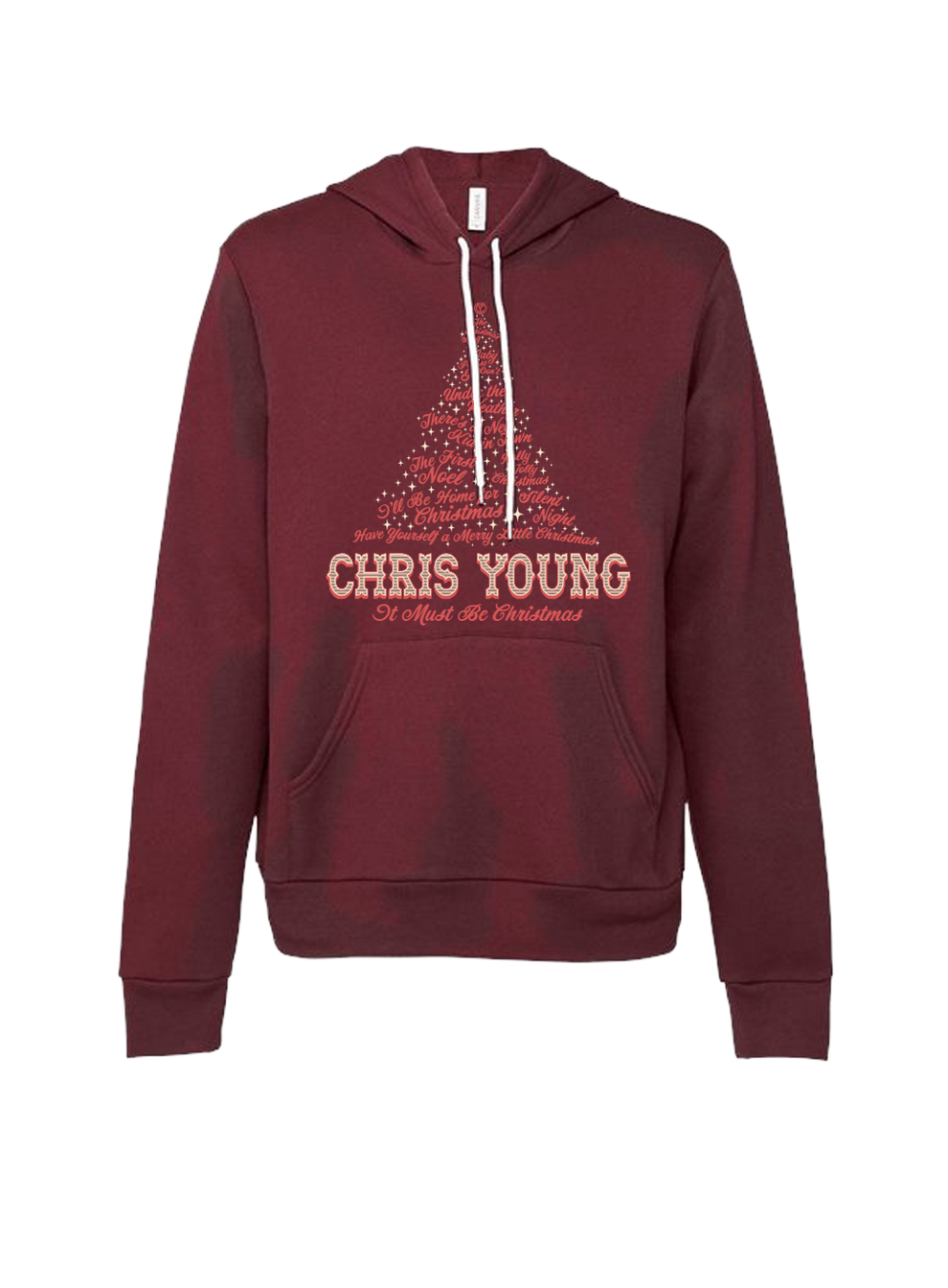 It Must Be Christmas Maroon Hoodie – Chris Young